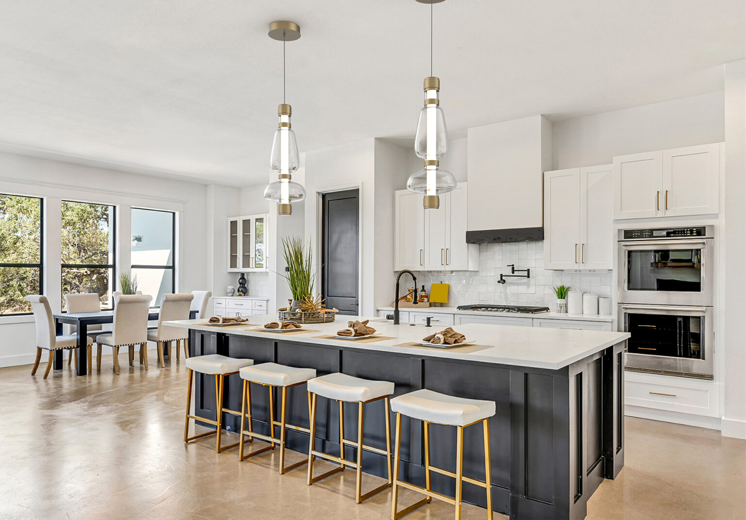 Bolla Mandrel Double Pendant | Hammerton Studio